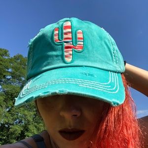 Accessories | Boho Cactus Baseball Cap | Poshmark